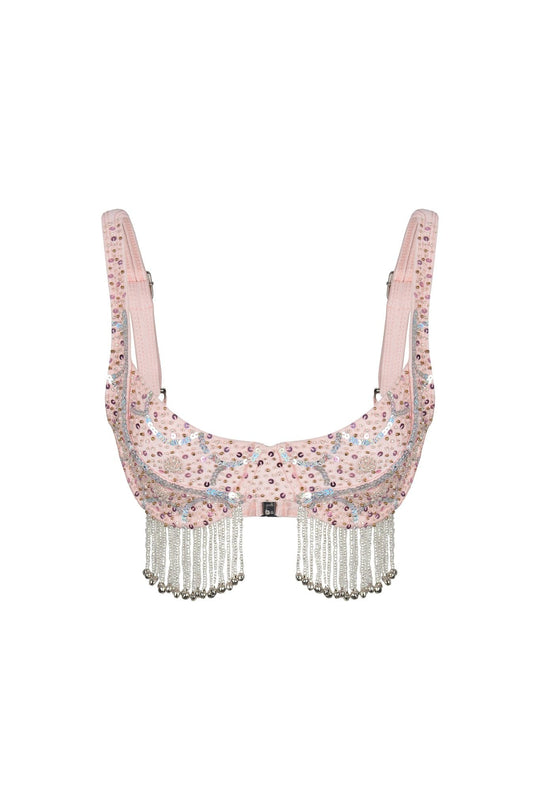 Festival & Rave Bras | Sequin, Coin, Chain & Beaded Bralettes – Her Pony