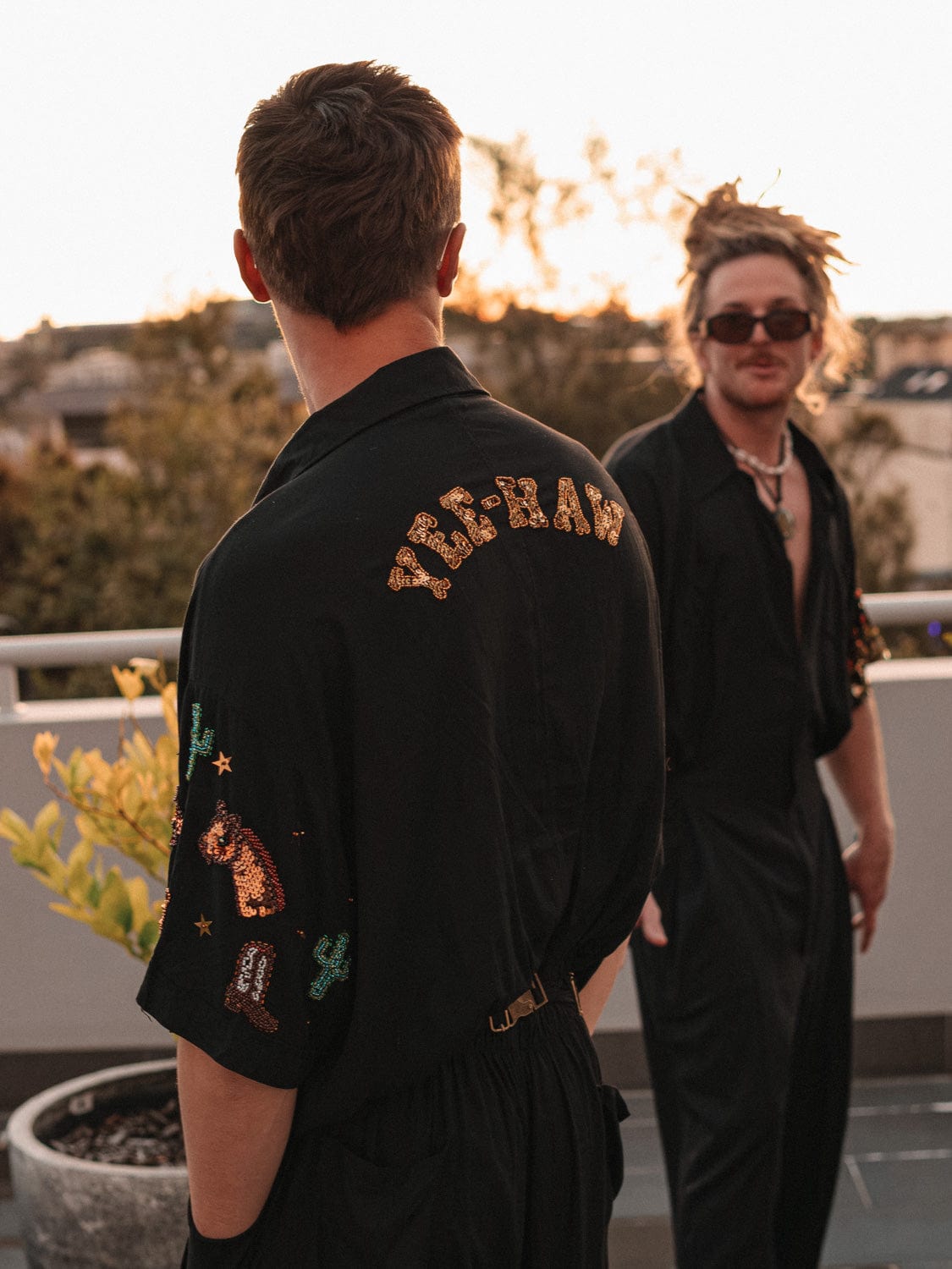 MADE TO ORDER / YEE-HAW WESTERN SPARKLE BOILERSUIT – Her Pony